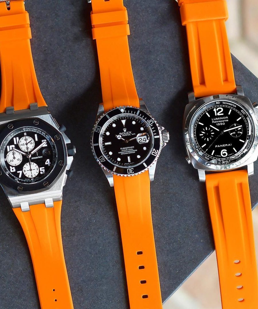 Fluoro Rubber Watch Straps Manufacturer in China